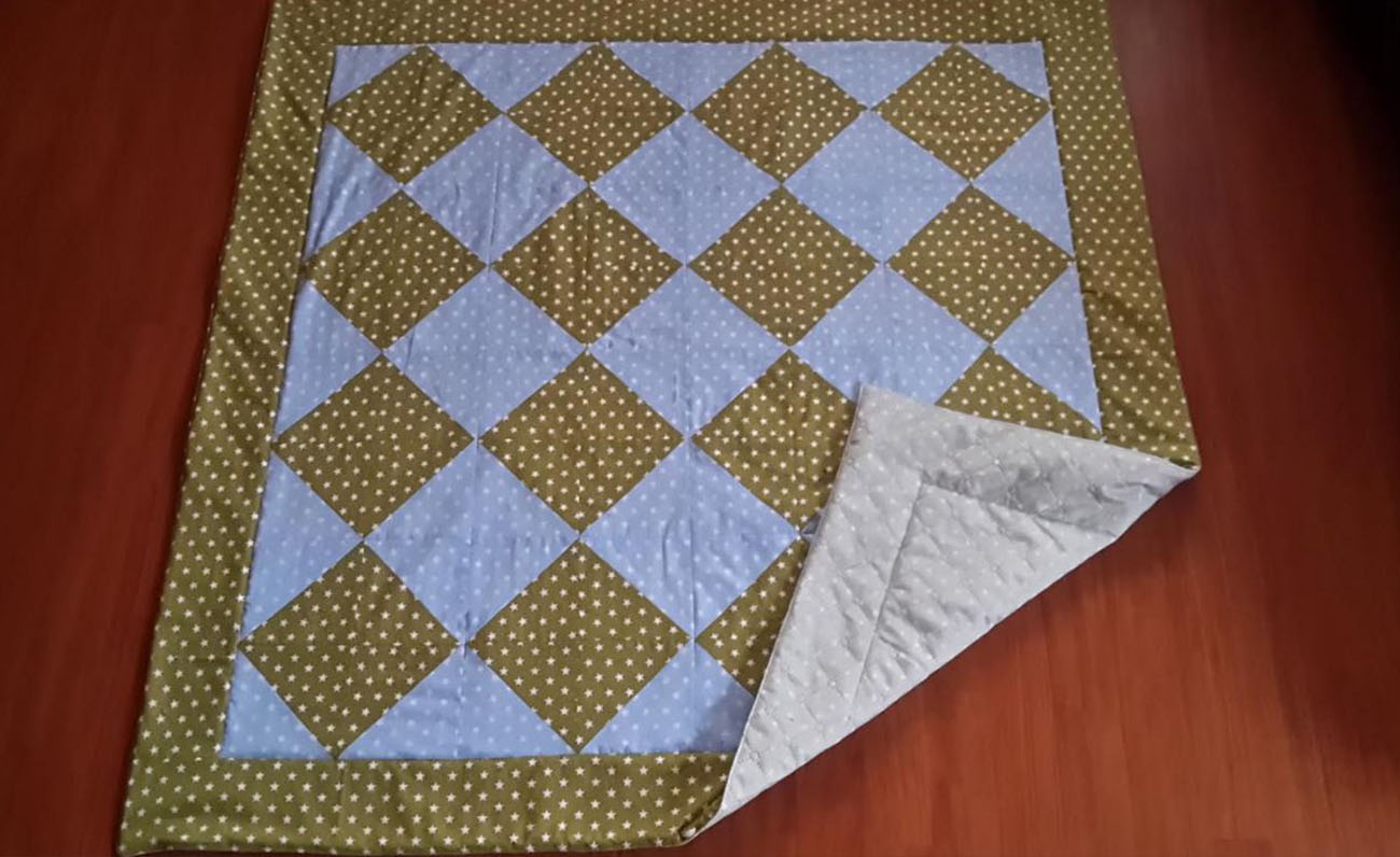 Wunderbare, selbstgenähte Baby - Patchworkdecke - SCHÖNER LEBEN JOURNAL